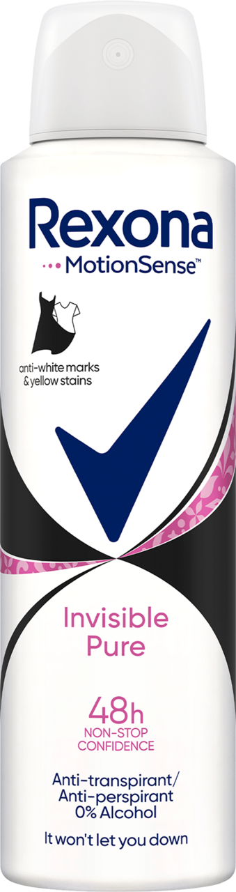 REXONA, Invisible Pure, antyperspirant w spray'u, 48h, 150 ml ...