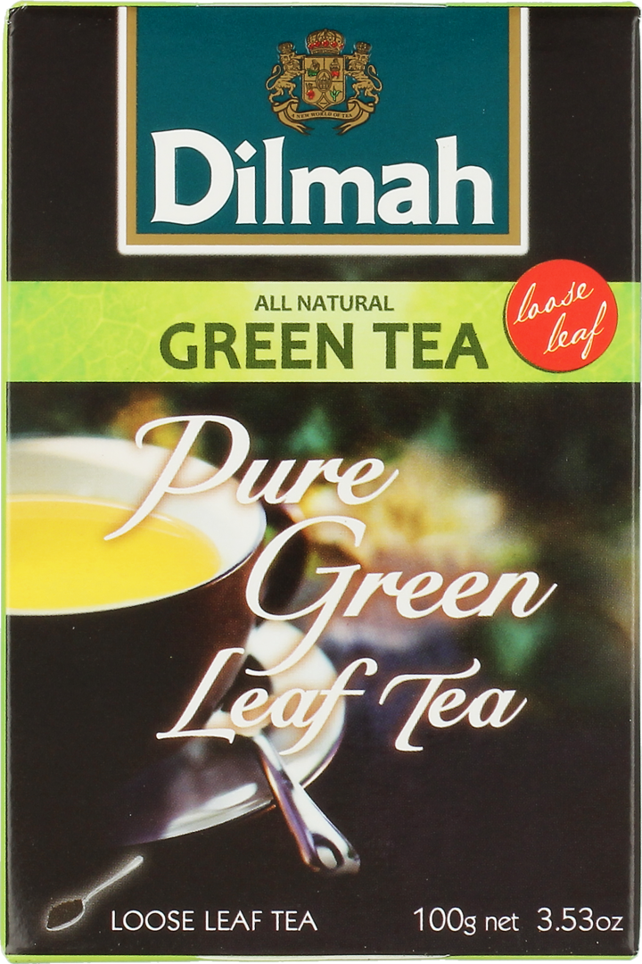DILMAH, All Natural Green Tea , herbata zielona, Pure Green, 100 g ...
