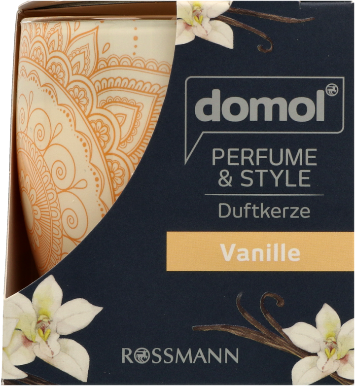 DOMOL, Perfume & Style , świeca zapachowa, Wanilia, 150 g | Drogeria ...