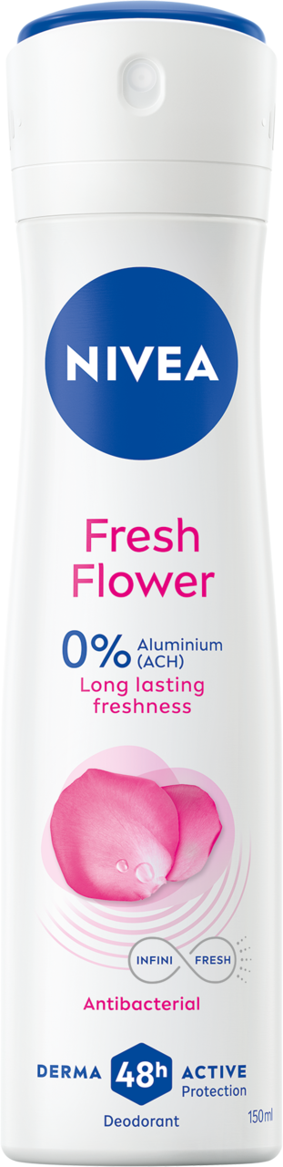 NIVEA, Fresh Flower , dezodorant w sprayu, dla kobiet, 48h, 150 ml ...