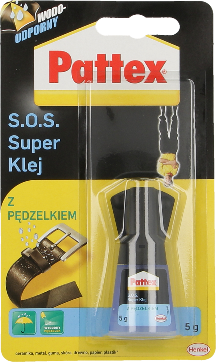 PATTEX, S.O.S. , super klej z pędzelkiem, 5g | Drogeria Rossmann.pl