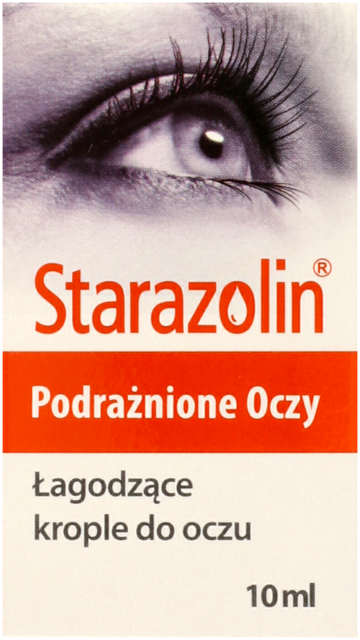 STARAZOLIN, krople do oczu, łagodzące, Podrażnione oczy, 10 ml ...