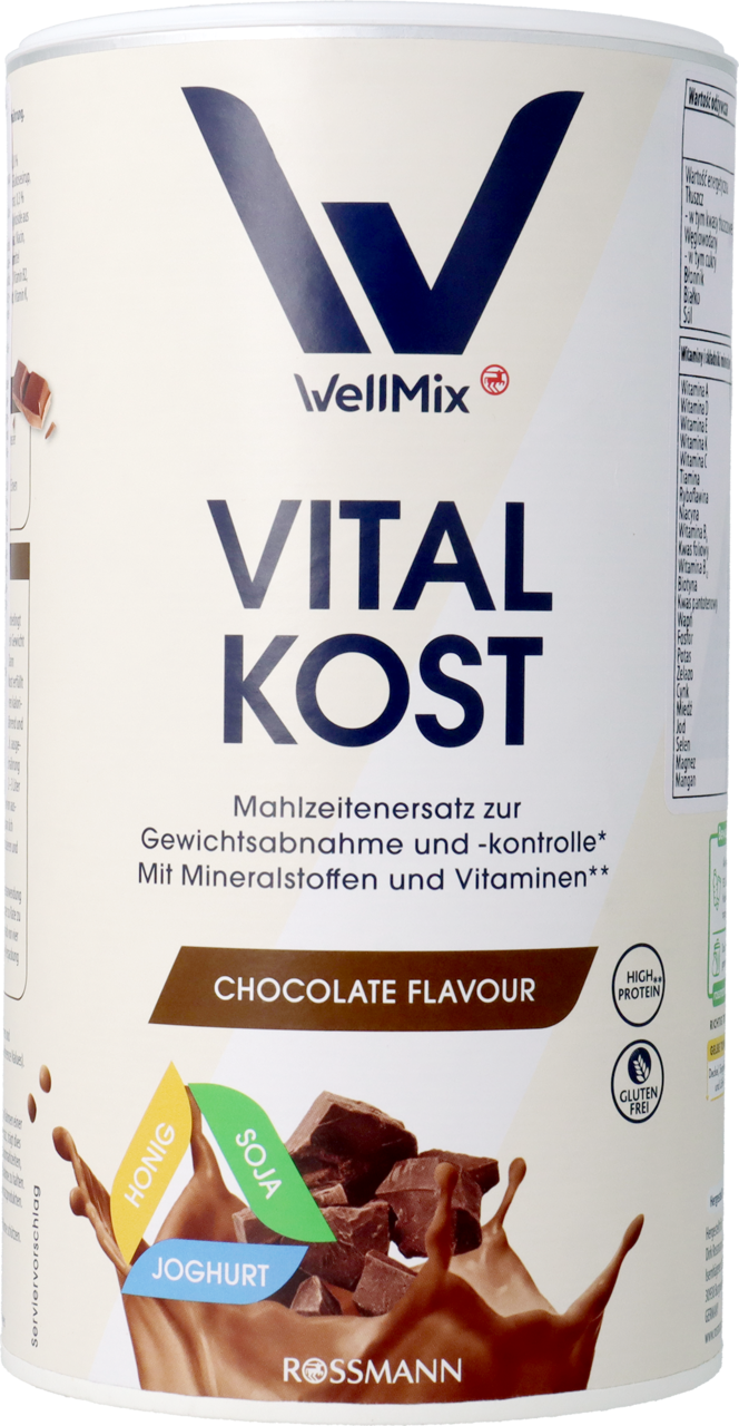 WELLMIX, Vital Kost , koktajl, o smaku czekoladowym, 500 g | Drogeria ...