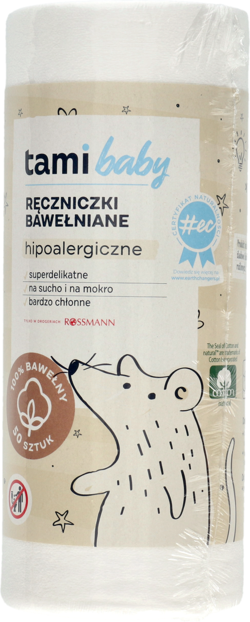 TAMI, Baby Hipoalergiczne, ręczniczki bawełniane dla noworodków i ...
