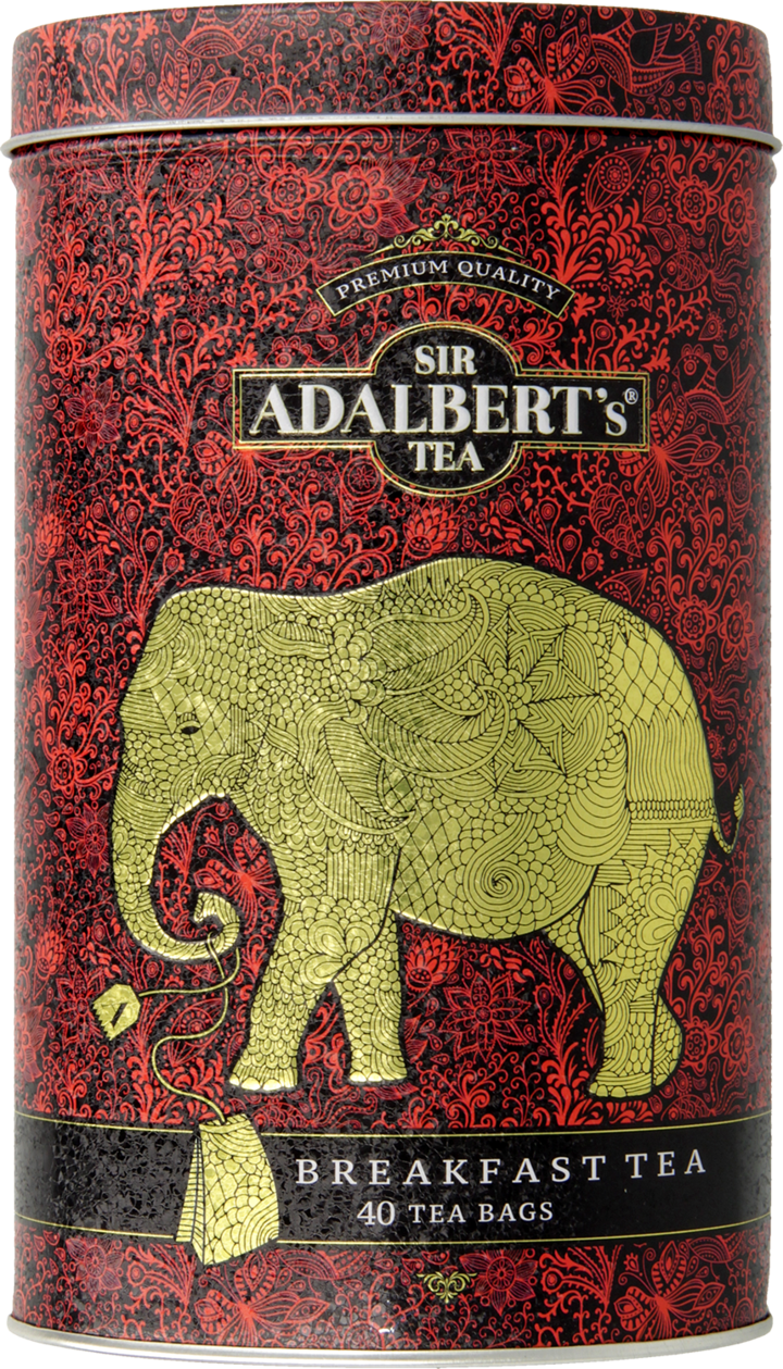 ADALBERT'S TEA, herbata czarna English Breakfast Tea w saszetkach, 40 ...