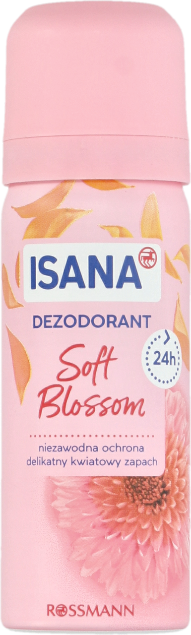ISANA, dezodorant w spray'u, mini, Soft Blossom, 50 ml | Drogeria ...