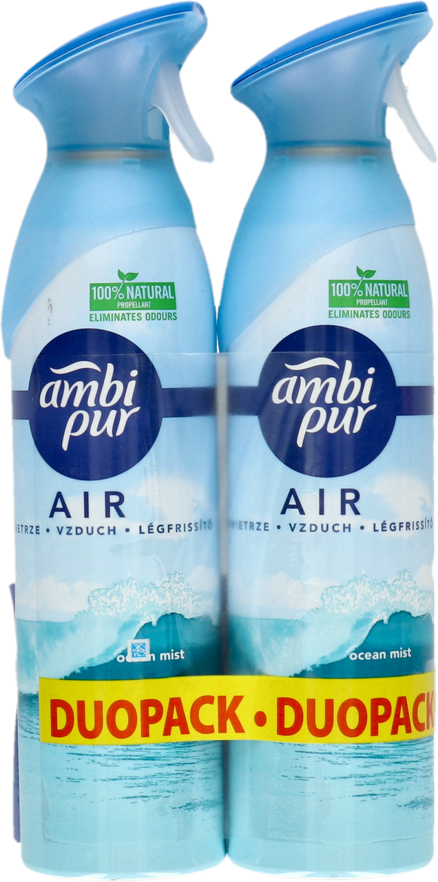 AMBI PUR, odświeżacz do powietrza w sprayu, Ocean Mist, 2x300 ml ...