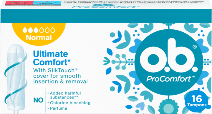 O.B., ProComfort , tampony higieniczne, Normal, 16 szt. | Drogeria ...
