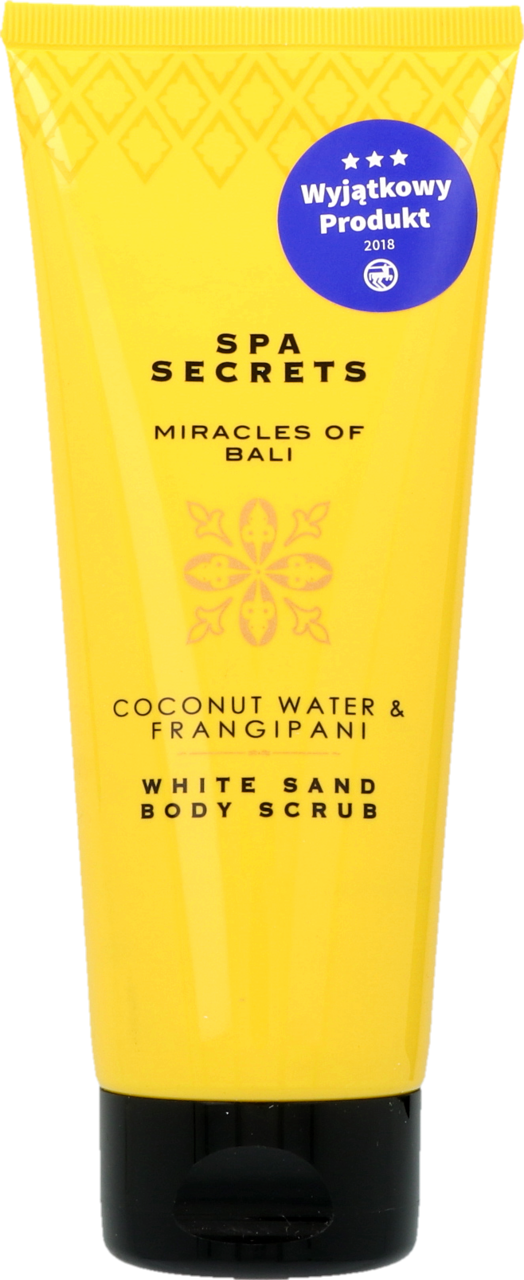 SPA SECRETS, peeling do ciała, woda kokosowa & frangipani, 200 ml ...