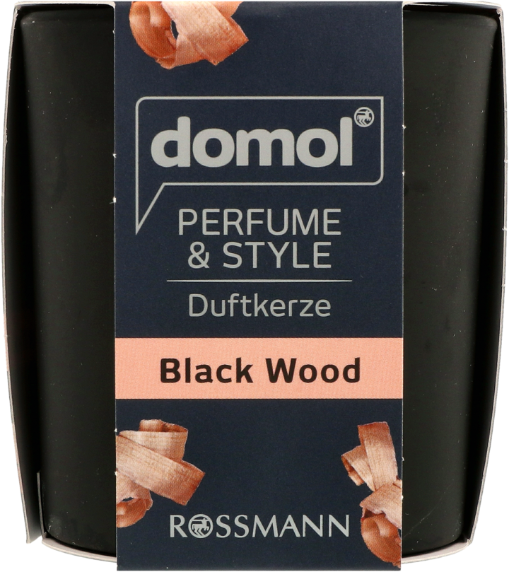 DOMOL, , świeca zapachowa, Czarne Drewno, 1 szt. | Drogeria Rossmann.pl