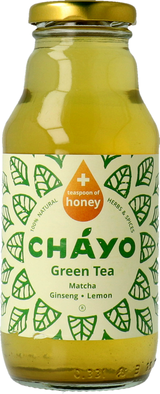CHAYO, napój niegazowany z ekstraktami herbaty matcha i żeń-szenia, 330 ...