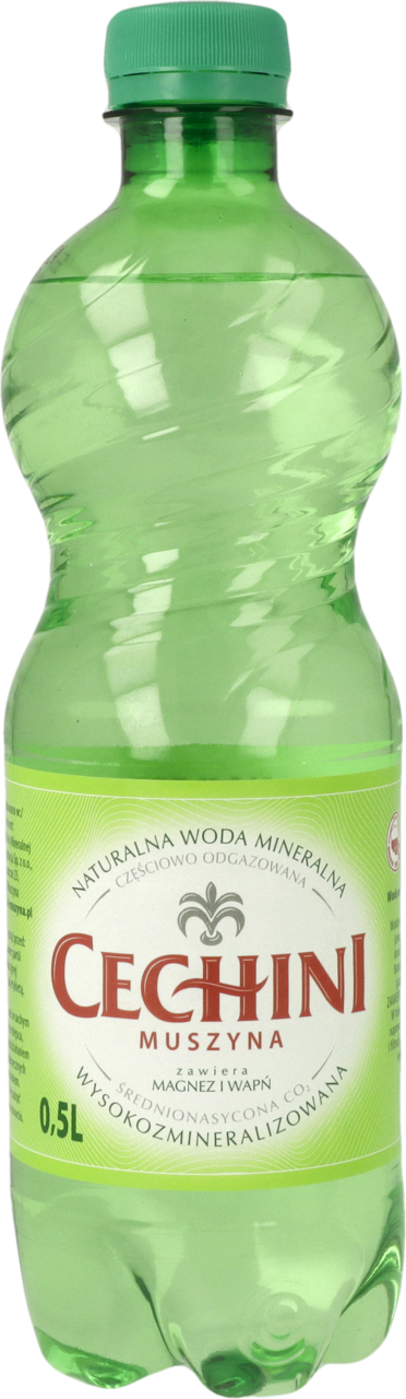 CECHINI MUSZYNA, woda mineralna, średnionasycona C02 ...