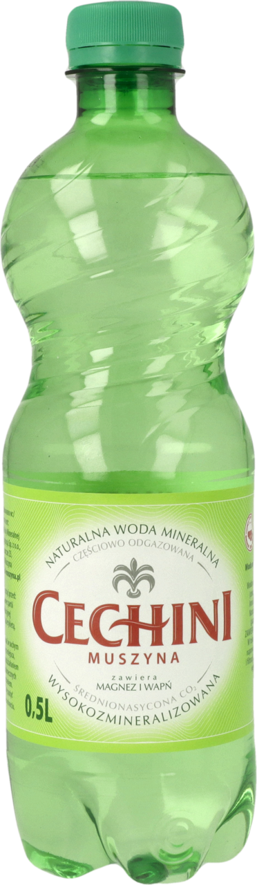 CECHINI MUSZYNA, woda mineralna, średnionasycona C02 ...