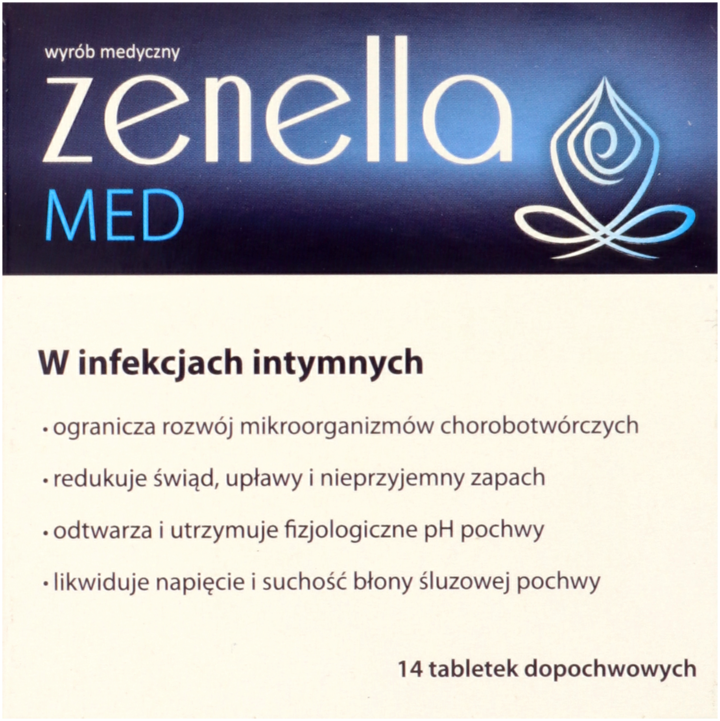 ZENELLA MED, tabletki dopochwowe, w infekcjach intymnych, wyrób ...
