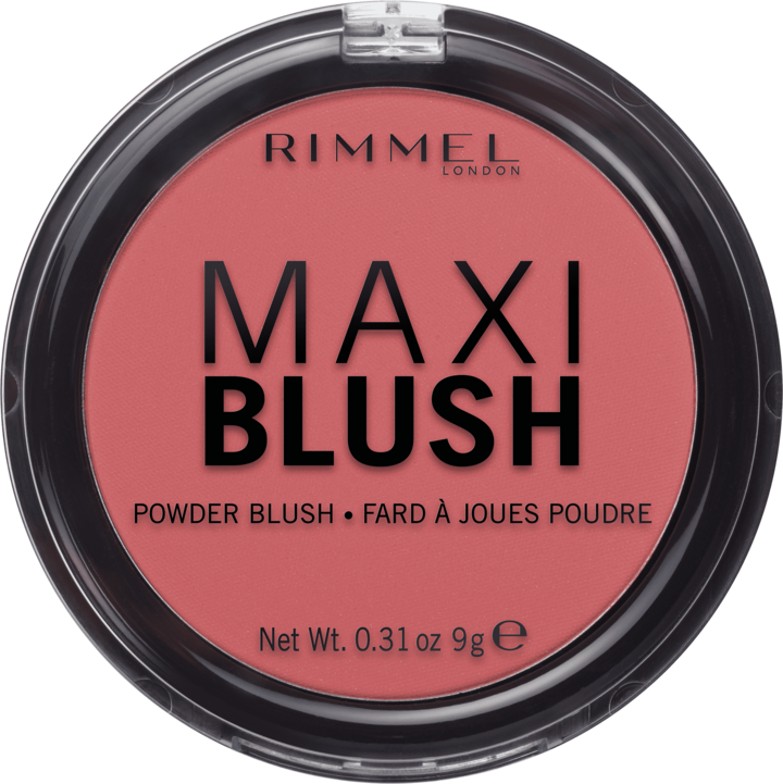 RIMMEL, Maxi Blush , róż do policzków, prasowany, nr 003 Wild Card, 9 g ...