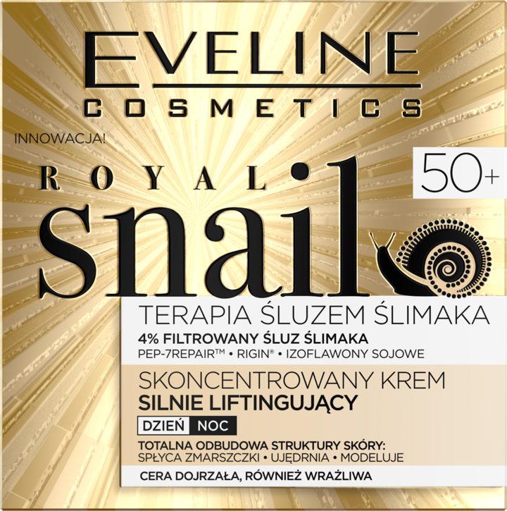 EVELINE COSMETICS, Royal Snail , krem do twarzy, skoncentrowany, silnie ...