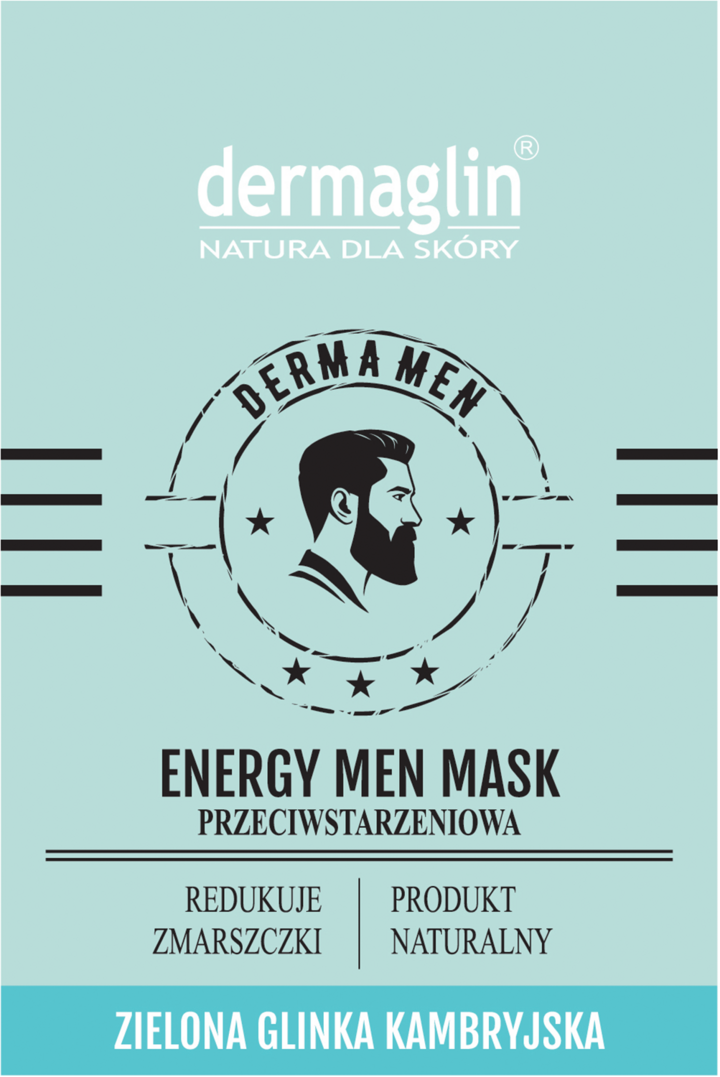DERMAGLIN, , maseczka do twarzy, dla mężczyzn, przeciwstarzeniowa ...
