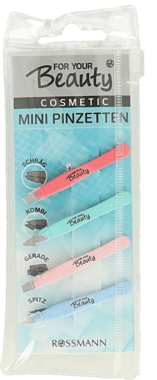 FOR YOUR BEAUTY, pęsetki mini, zestaw, 1 szt. | Drogeria Rossmann.pl