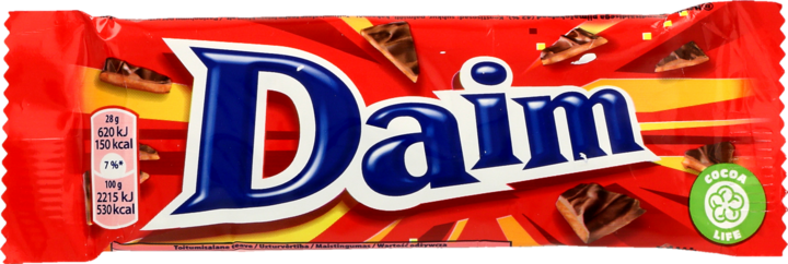 DAIM, czekolada mleczna z karmelem migdałowym w środku, 28 g | Drogeria Rossmann.pl