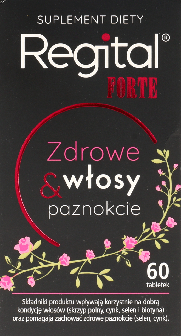 REGITAL, Forte , tabletki, Zdrowe włosy i paznokcie, suplement diety ...