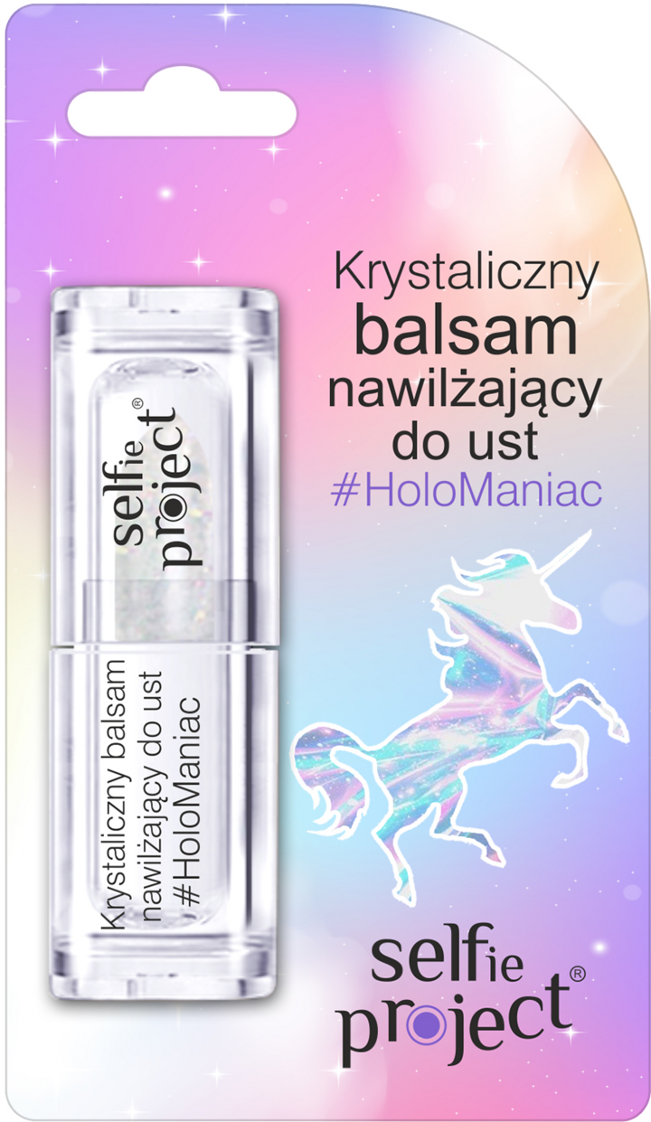 SELFIE PROJECT, #HoloManiac , balsam do ust, krystaliczny, nawilżający ...