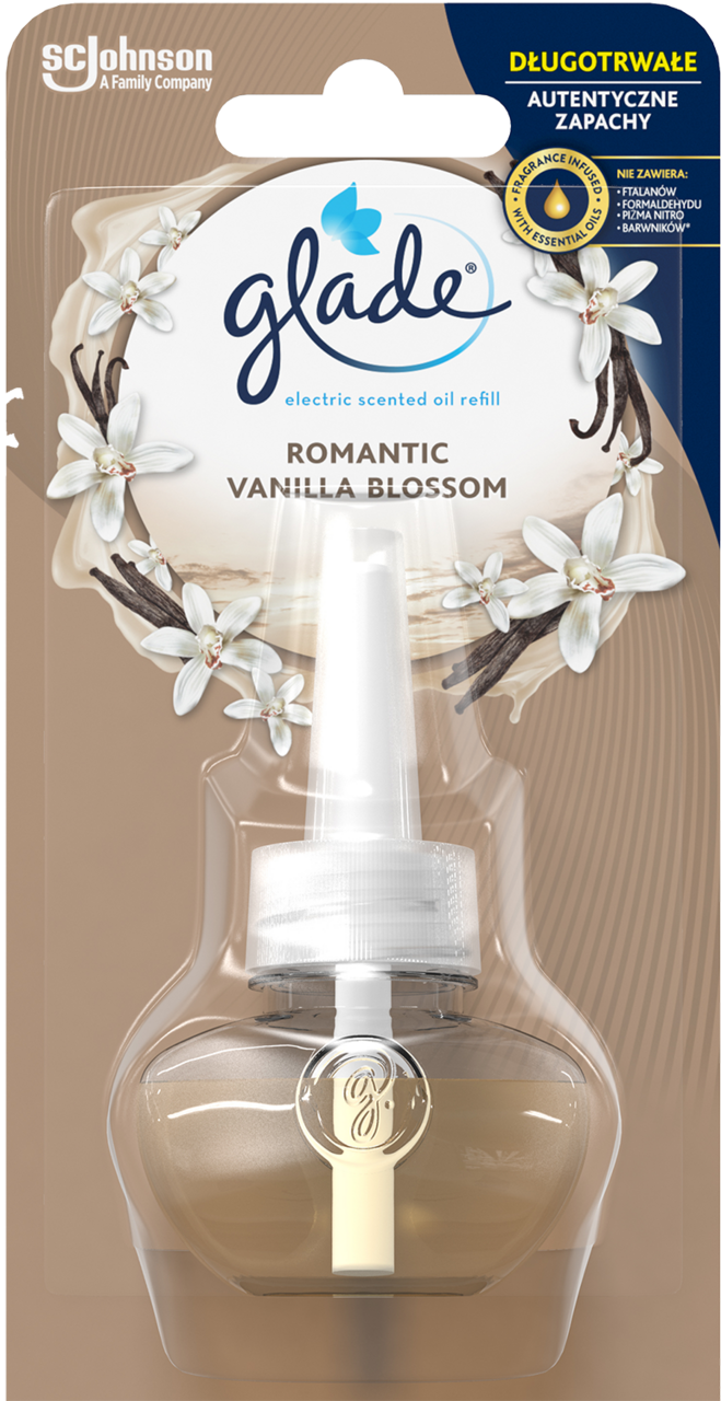 GLADE, , zapas do elektrycznego odświeżacza powietrza, romantic vanilla ...