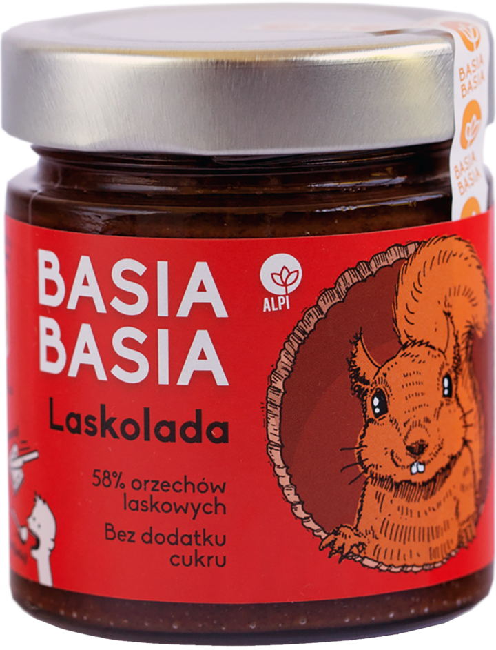BASIA BASIA, Laskolada, krem do smarowania, z orzechów laskowych i ...