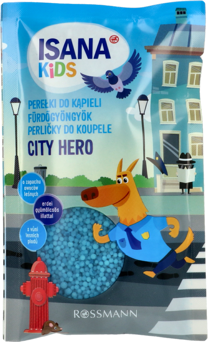 ISANA KIDS, , perełki do kąpieli o zapachu owoców leśnych, 60 g ...