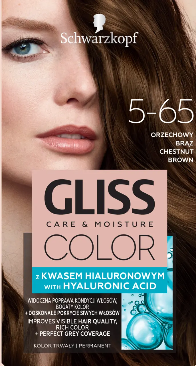 SCHWARZKOPF GLISS COLOR, Care & Moisture , farba do włosów, trwała, nr ...
