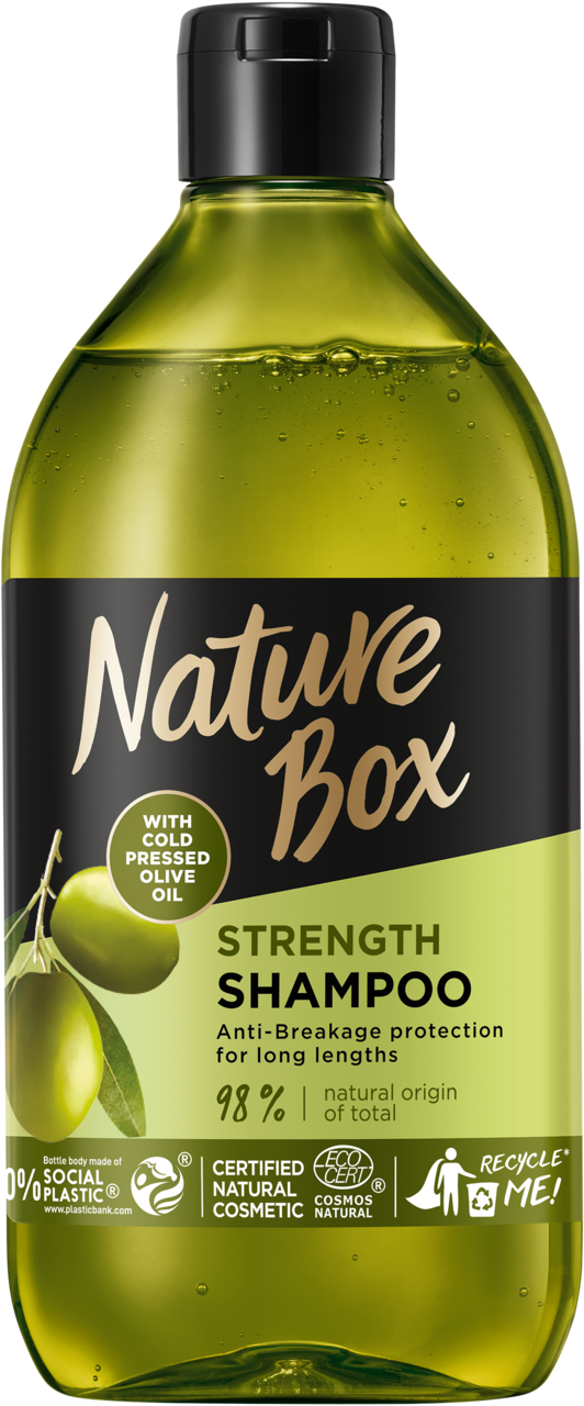 NATURE BOX, Olive , szampon do włosów, wzmacniający, z oliwą z oliwek ...
