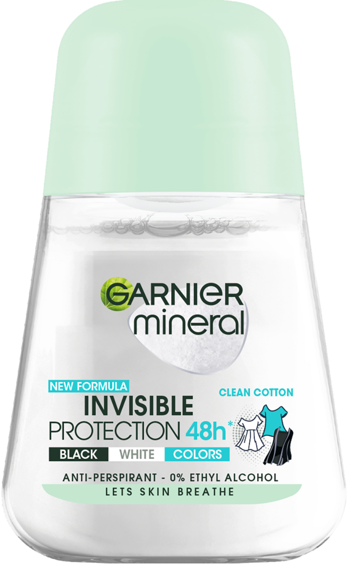 GARNIER MINERAL, antyperspirant w kulce, dla kobiet, ochrona 48h, Clean ...