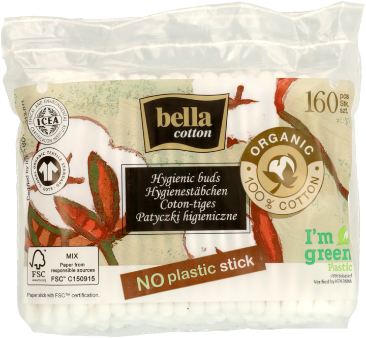 BELLA, Cotton , patyczki higieniczne 100% bawełny, 160 szt. | Drogeria ...
