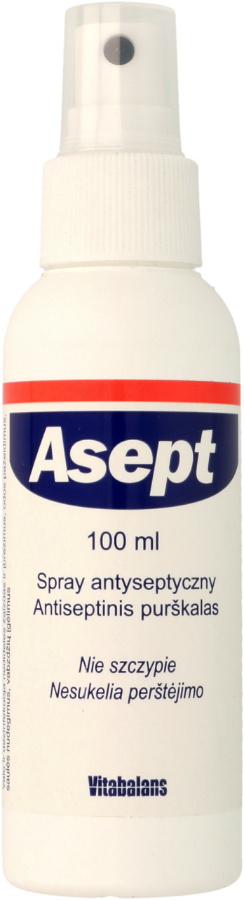 ASEPT, spray antyseptyczny, oczyszczająco-dezynfekujący, 100 ml ...