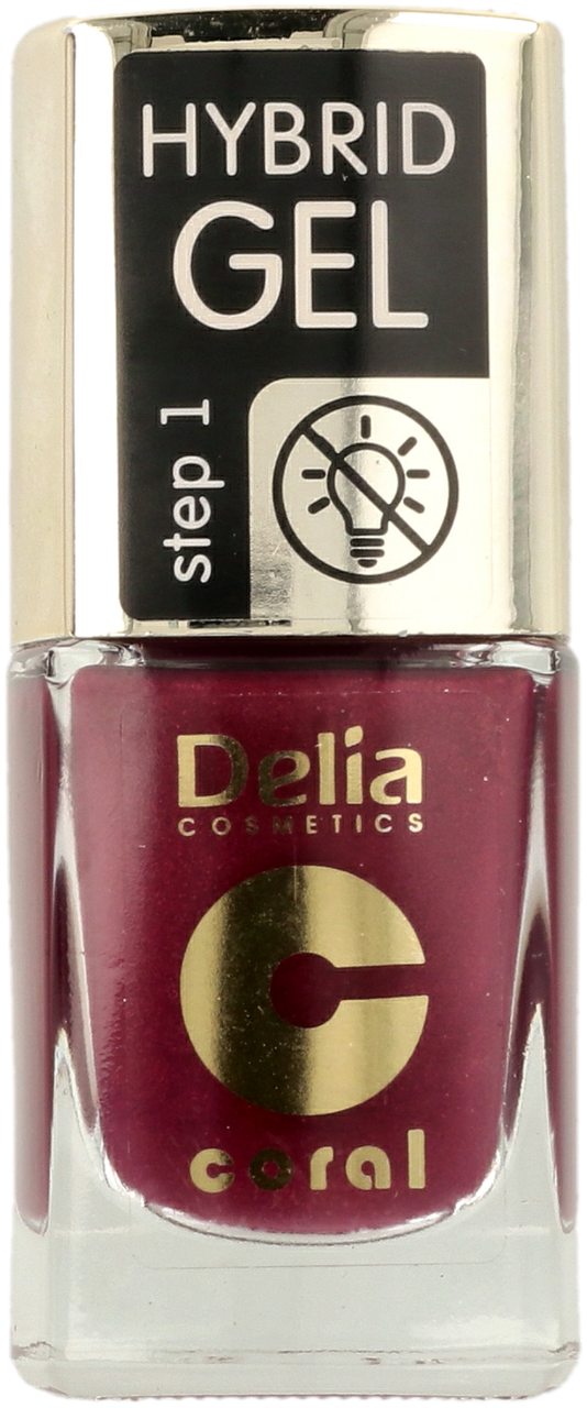 DELIA COSMETICS, Coral Hybrid Gel, lakier do paznokci, Step 1, nr 76 ...