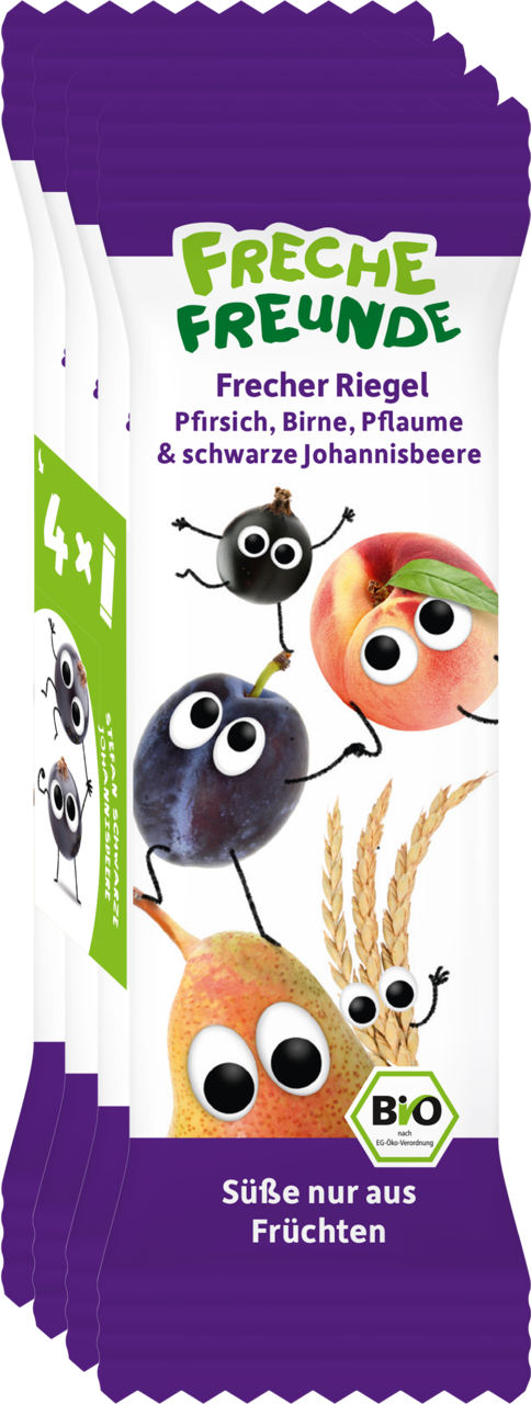 FRECHE FREUNDE, baton owocowy, organiczny, z ziarnami, Brzoskwinia ...