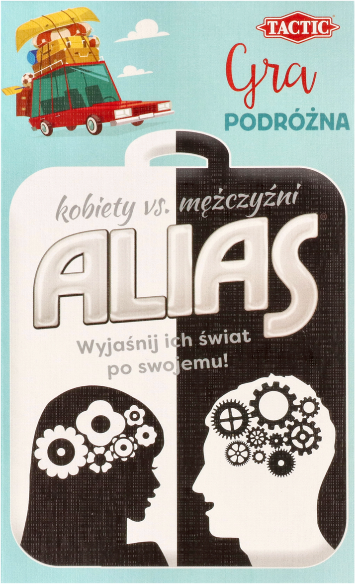 TACTIC, Alias , gra podróżna, Kobiety vs. Mężczyźni, 15+, 1 szt ...