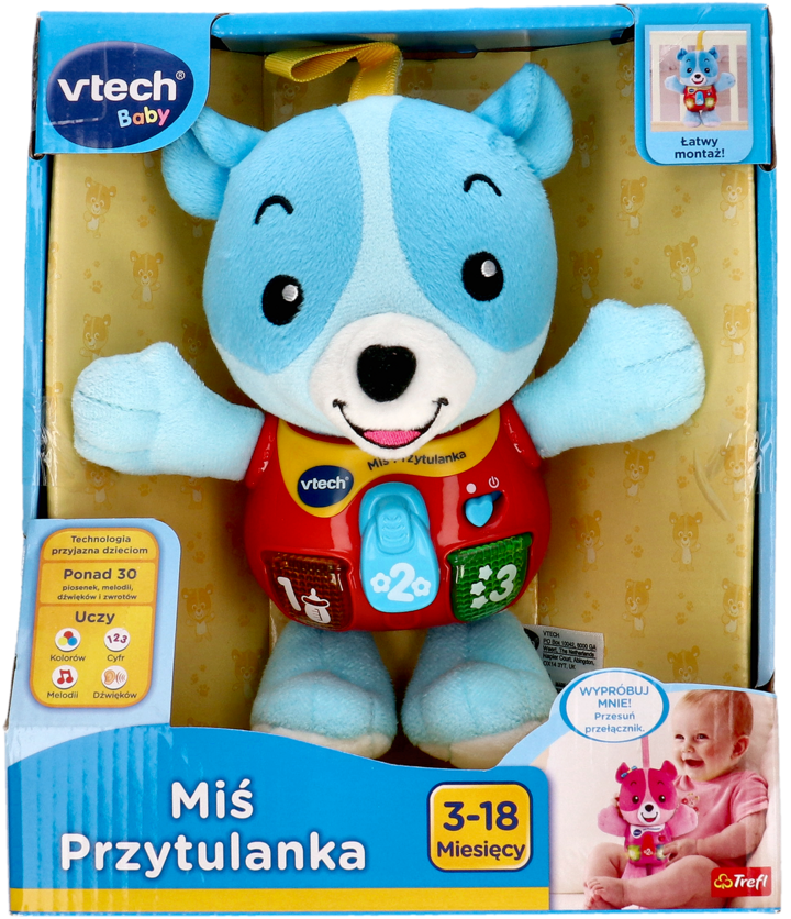 VTECH BABY, , zabawka rozwijająca, Miś Przytulanka, 3-18m, 1 szt ...