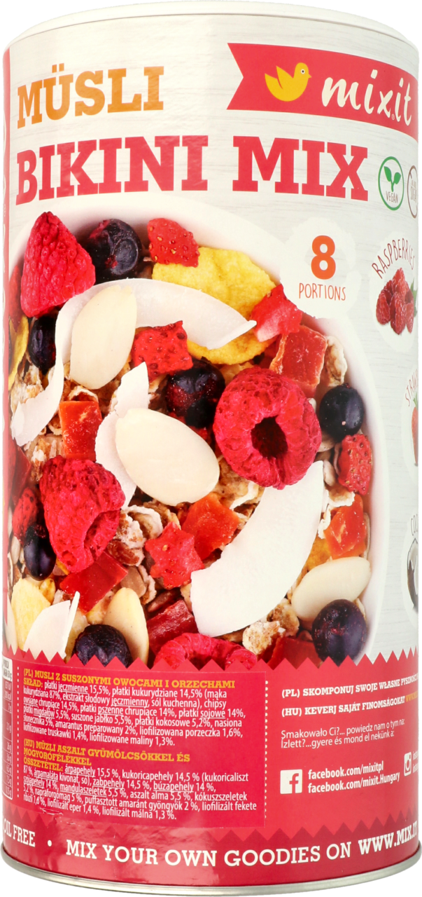 MIXIT, , musli z suszonymi owocami i orzechami, 400 g | Drogeria ...