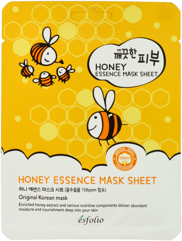 ESFOLIO, Honey , maska w płachcie z ekstraktem z miodu, wygładzająca ...