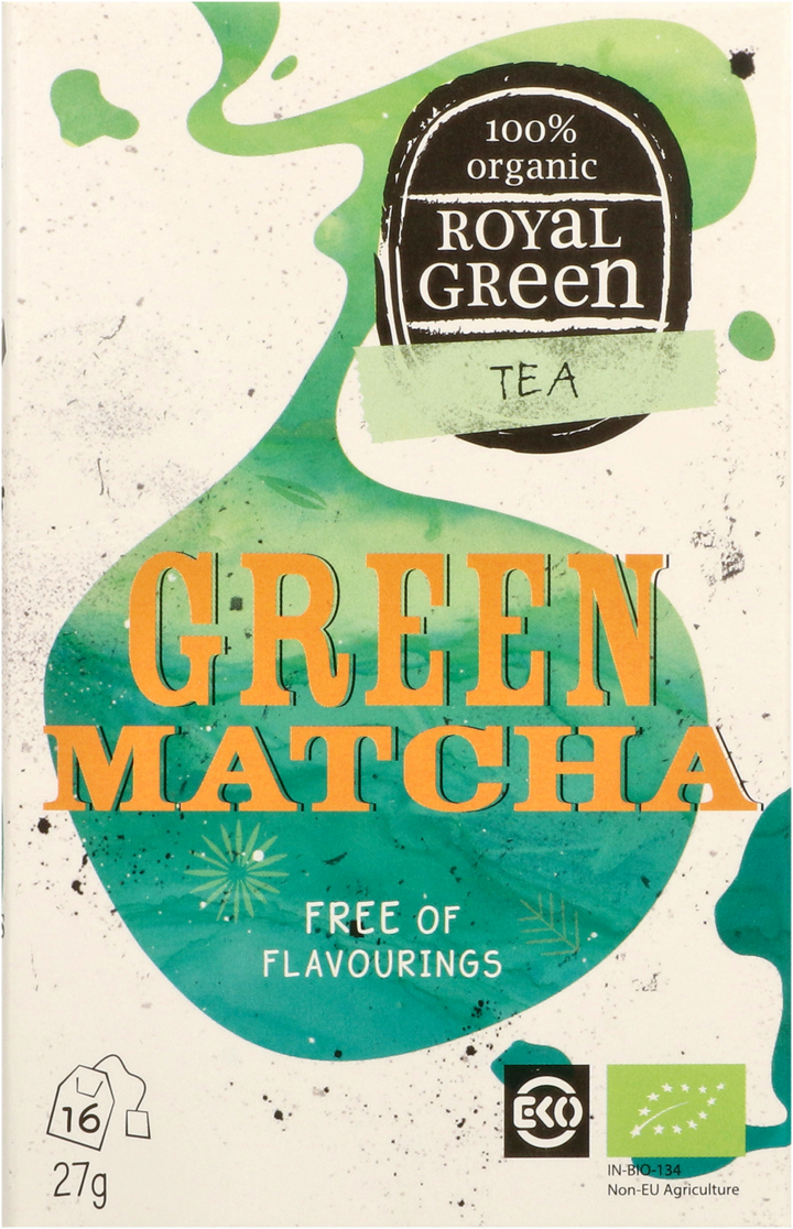 ROYAL GREEN, herbata, Green Matcha, 27g x 16 | Drogeria Rossmann.pl