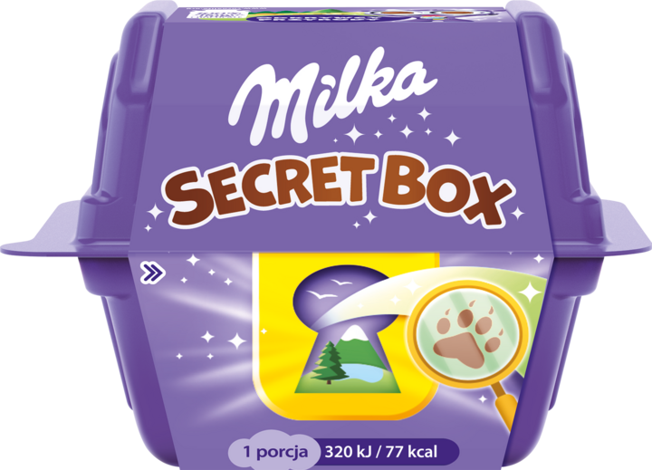 MILKA, Secret Box , czekolada mleczna, z niespodzianką, 14,4 g ...