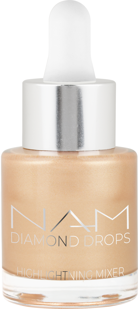 NAM, Diamond Drops , rozświetlacz do twarzy w płynie, trwały, nr 1 ...