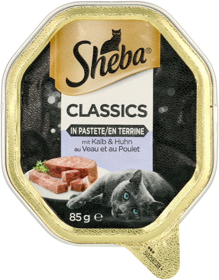 SHEBA, , karma pełnoporcjowa mokra dla dorosłych kotów, z cielęciną i ...