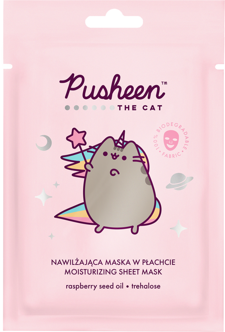 PUSHEEN, maska do twarzy w płachcie, nawilżająca, 1 szt. | Drogeria ...