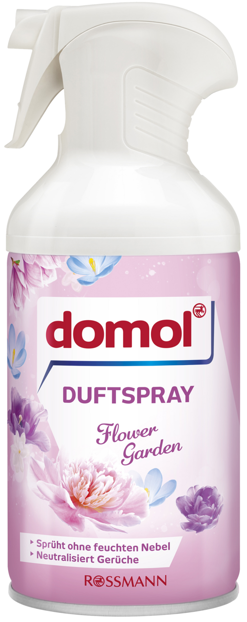 DOMOL, spray zapachowy, Flower Garden, 250 ml | Drogeria Rossmann.pl