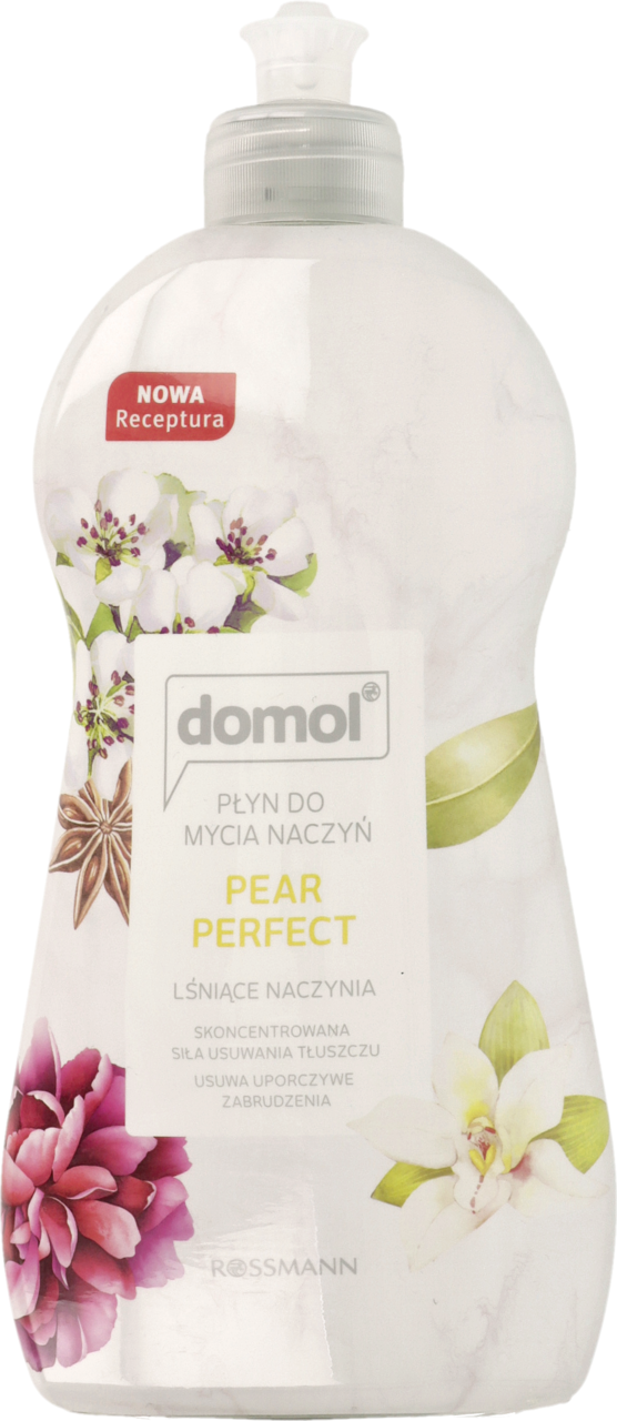 DOMOL, Pear Perfect , płyn do mycia naczyń, 500 ml | Drogeria Rossmann.pl