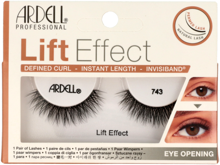 ARDELL, Lift Effect , sztuczne rzęsy, nr 743, 1 szt. | Drogeria Rossmann.pl