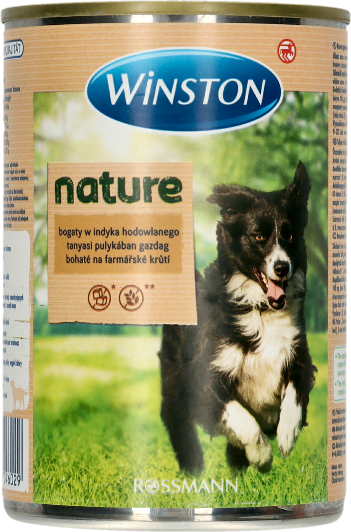 WINSTON, Nature , karma pełnoporcjowa mokra dla dorosłych psów, z ...
