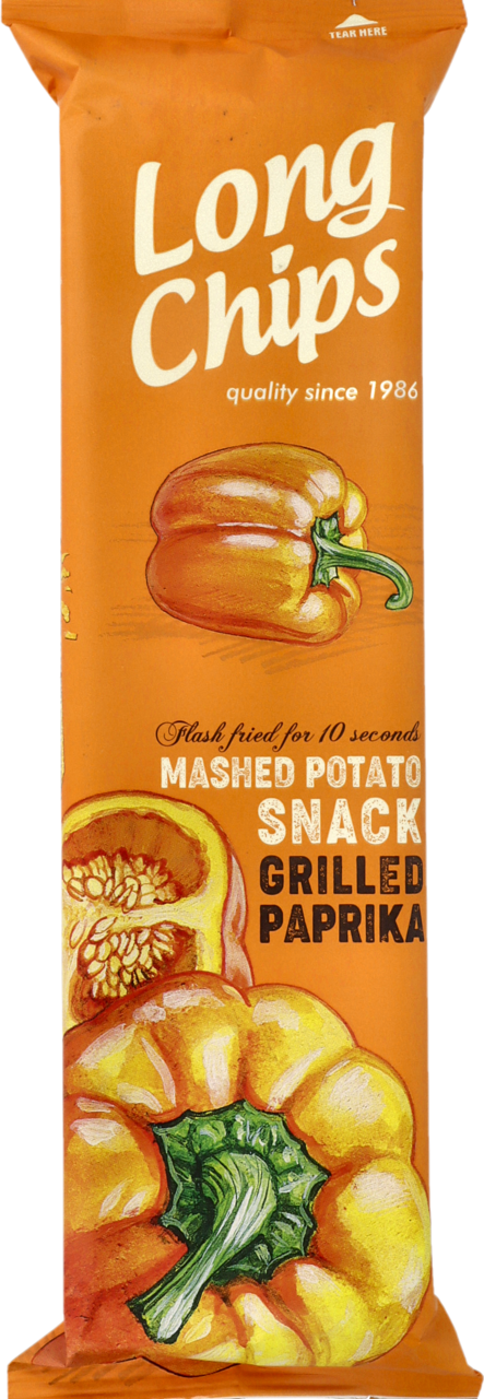 LONG CHIPS, chipsy o smaku grillowanej papryki, 75 g | Drogeria Rossmann.pl