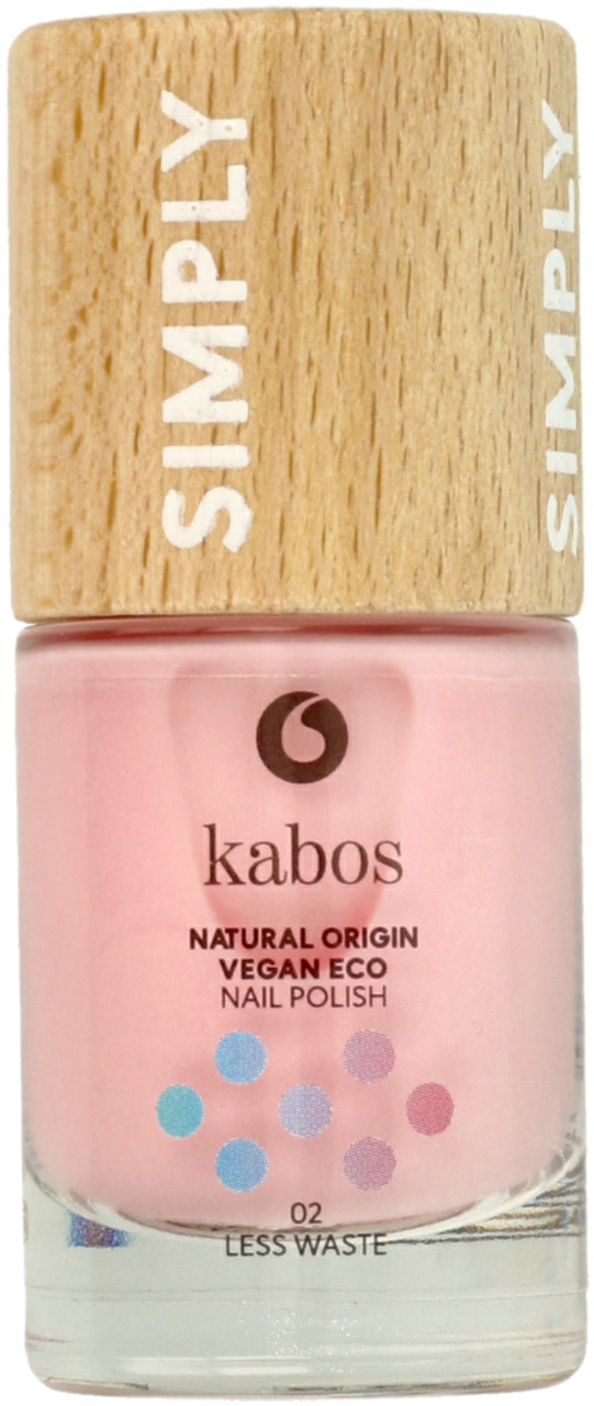 KABOS, Simply , lakier do paznokci, wegański, ekologiczny, nr 02 Less ...